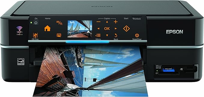 Epson Stylus Photo PX720WD All-in-One Printer (Scan, Copy, Duplex & Wi ...