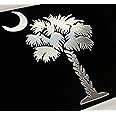 Amazon.com: Engraved SC Palmetto Palm Tree Car Tag Diamond Etched ...