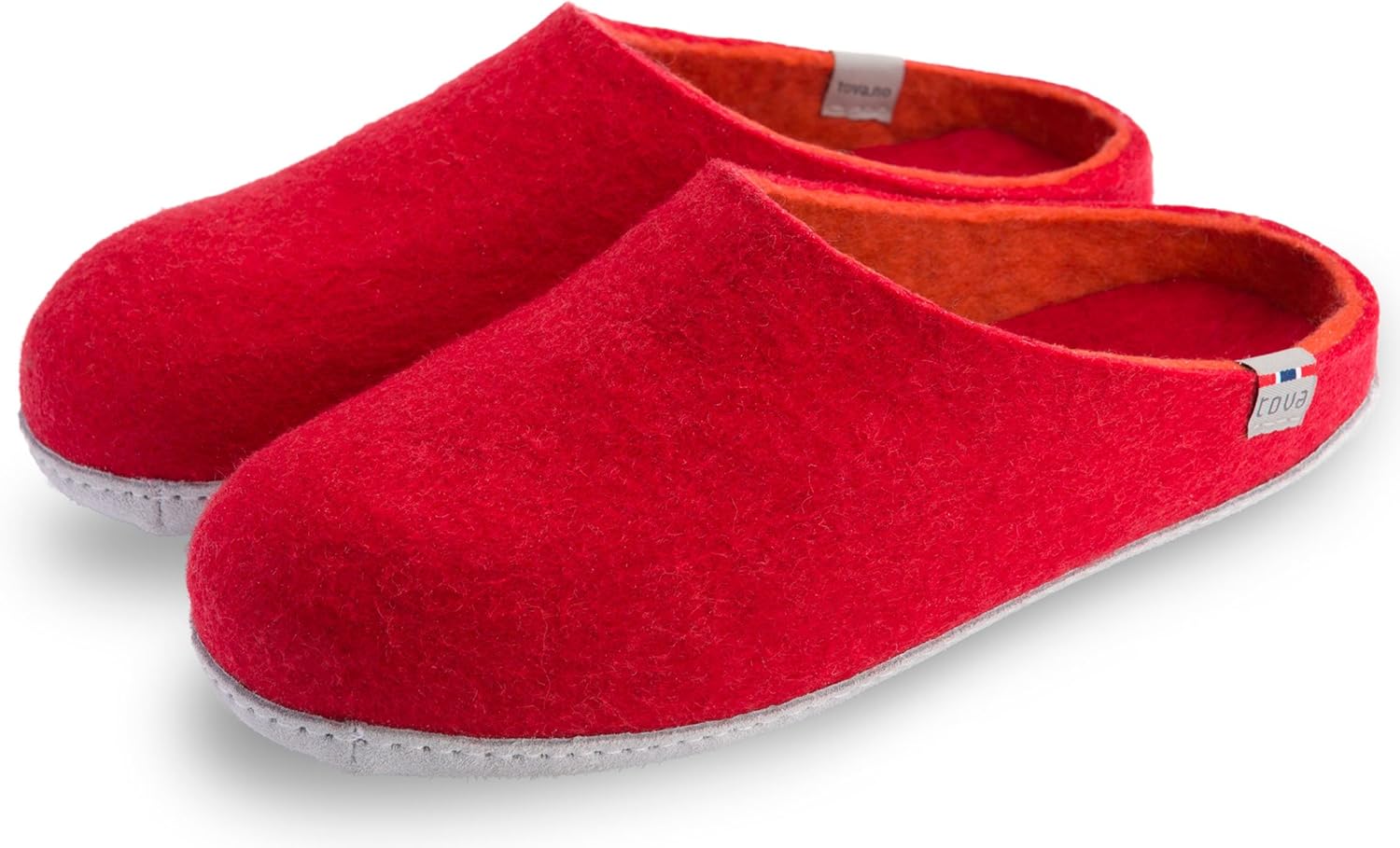 Amazon.com | TOVA - SLIPPER - red - Wool Slippers | Slippers