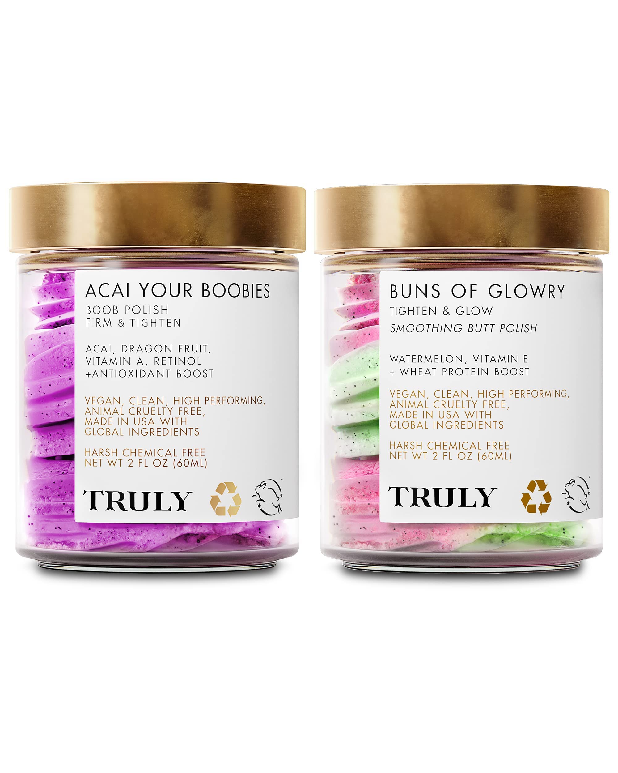 Truly Beauty "Booty & Boobies" Polish Bundle - Firms, Tightens, and ...