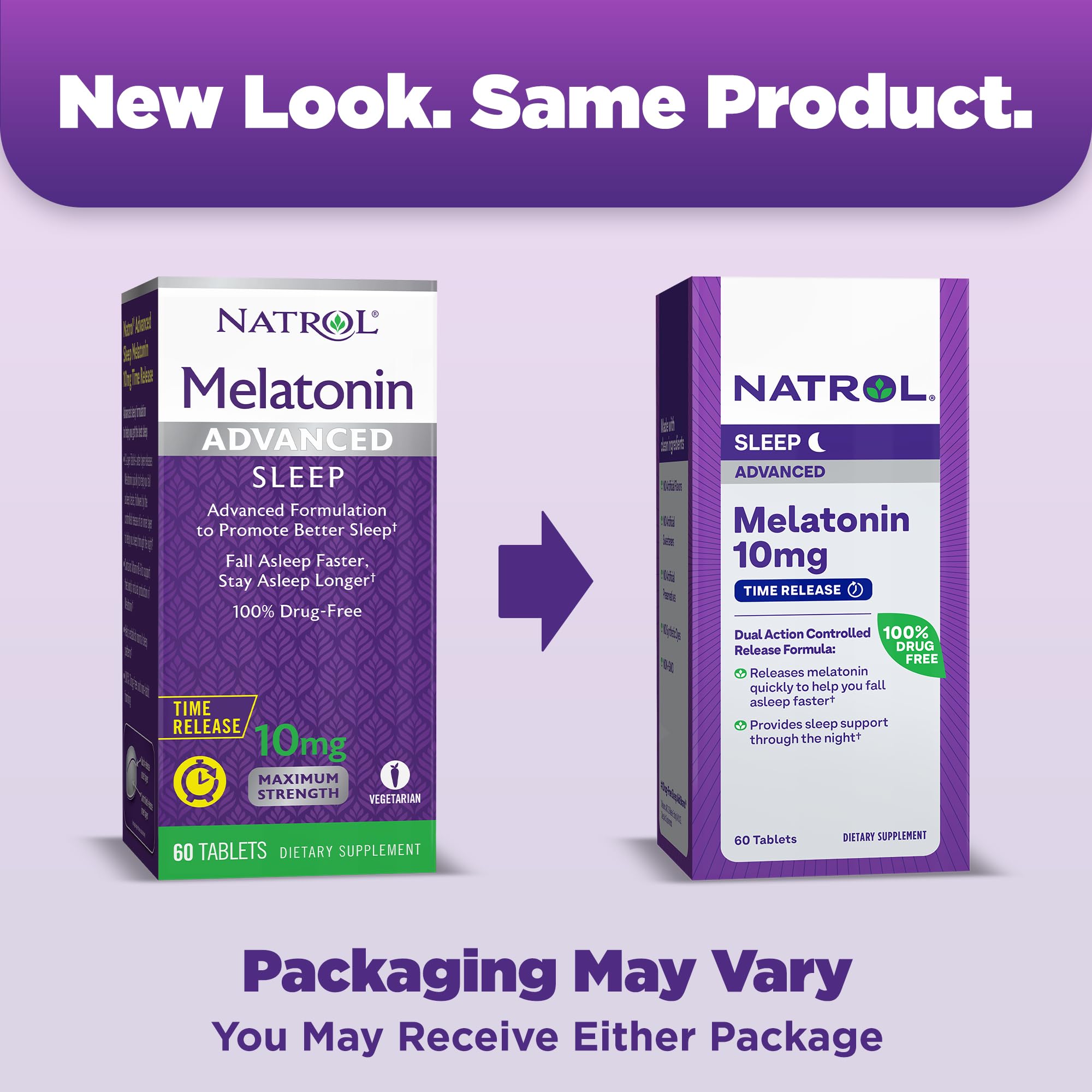 Mua Natrol Sleep Advanced Melatonin Time Release Tablets, Nighttime ...