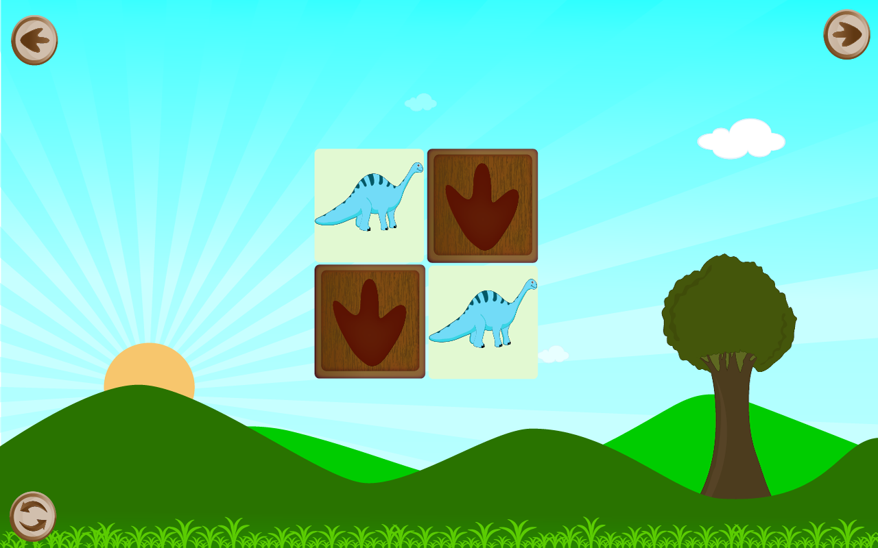 Baby Dinosaur Flash Cards , Puzzle Game, Memory Game and Coloring ...