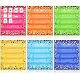 Amazon.com: Ctosree 6 Pcs Confetti Colorful Magnetic Pocket Chart ...