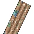 Hallmark Colorful Recyclable Christmas Wrapping Paper with Cut Lines on ...