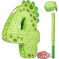 Amazon.com: Poen 16 Inch Dinosaur Piñata Number Piñata for Boys ...