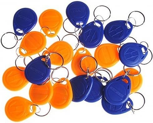 20 Proximity ID Key Tags - 125Khz RFID, Plastic Key Tags, Key Tags Bulk ...