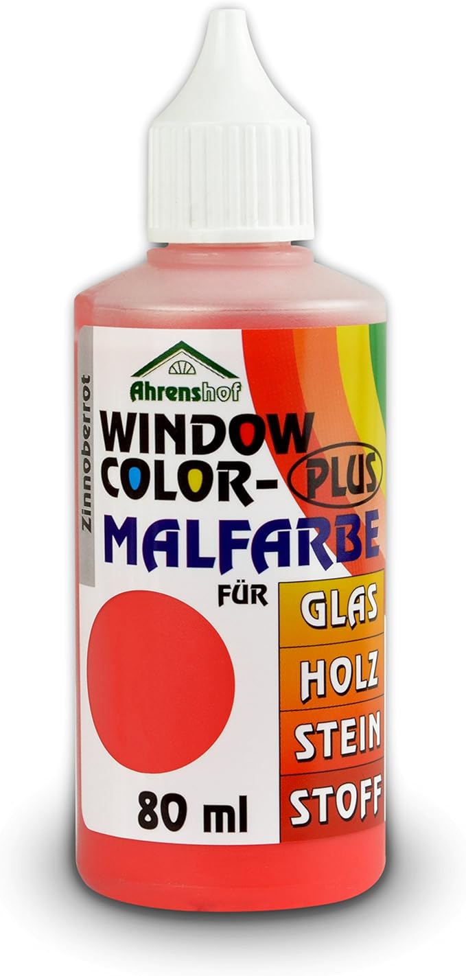 Window Colors Plus zinnoberrot 80 ml: Amazon.de: Küche & Haushalt