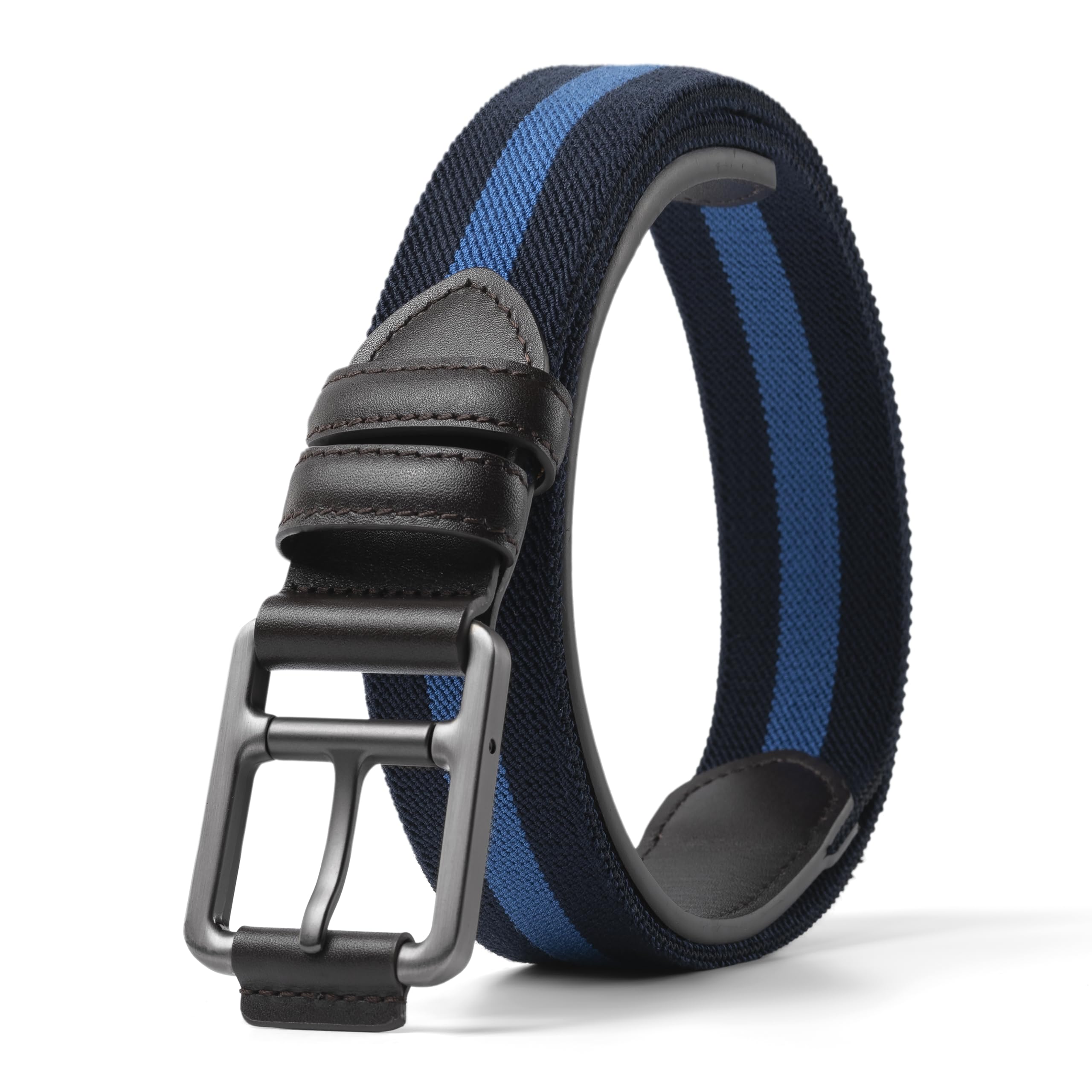 Marko Bardelli Elastic Leather Men's Belt - Comfortable Stretch ...