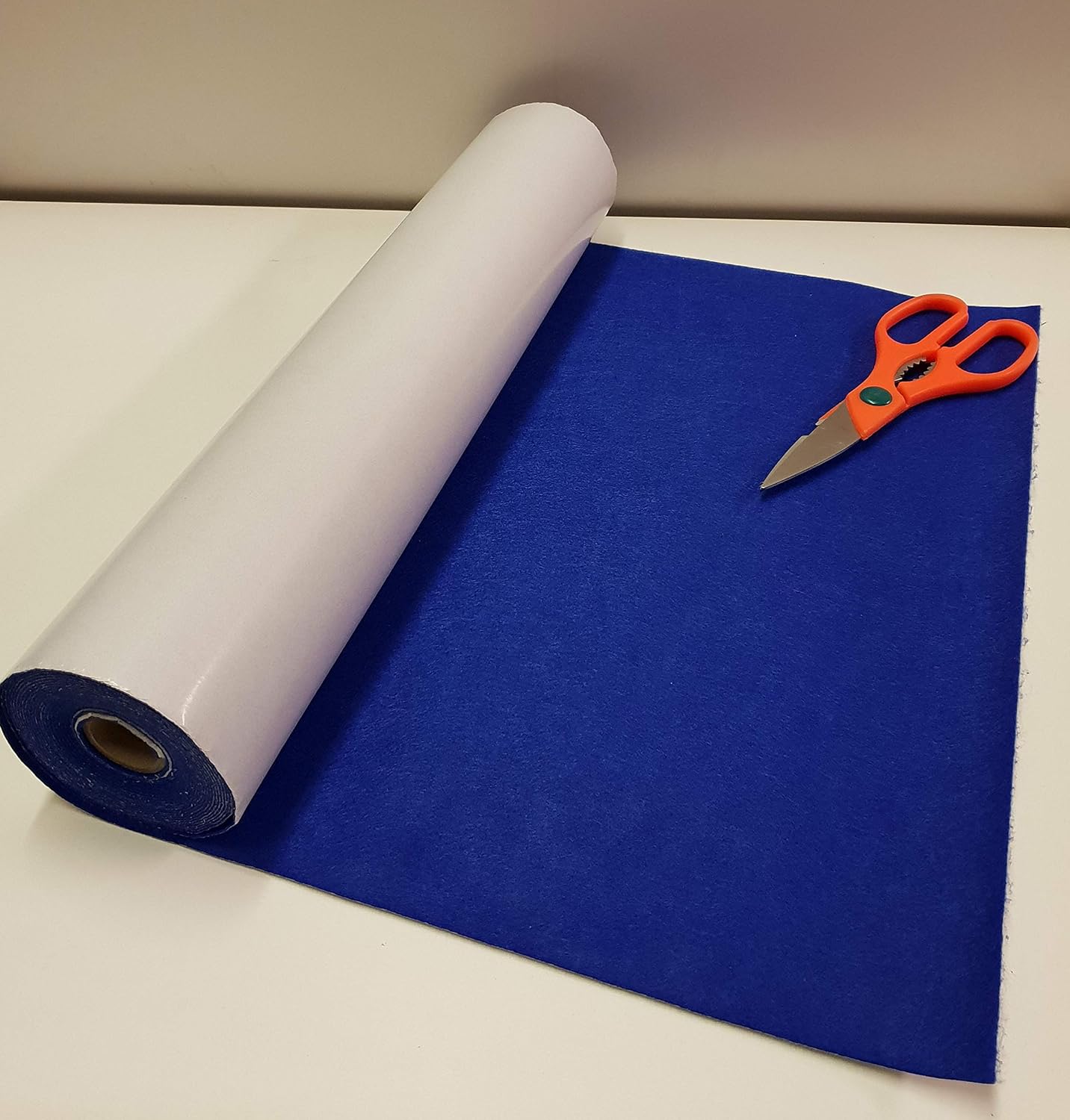 One Metre x 450mm Wide roll of Royal Blue Sticky Back SELF Adhesive ...