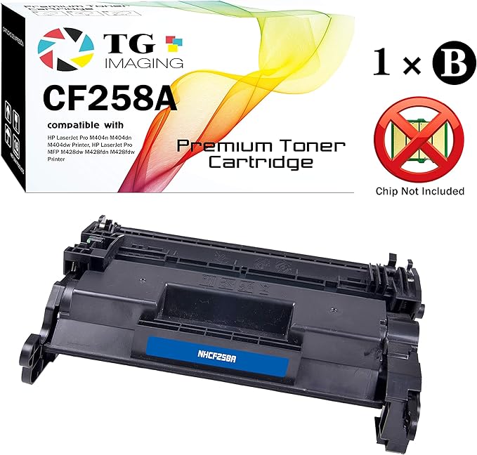 Amazon.com: (1-Pack) TG Imaging Compatible CF258X CF258A Toner ...