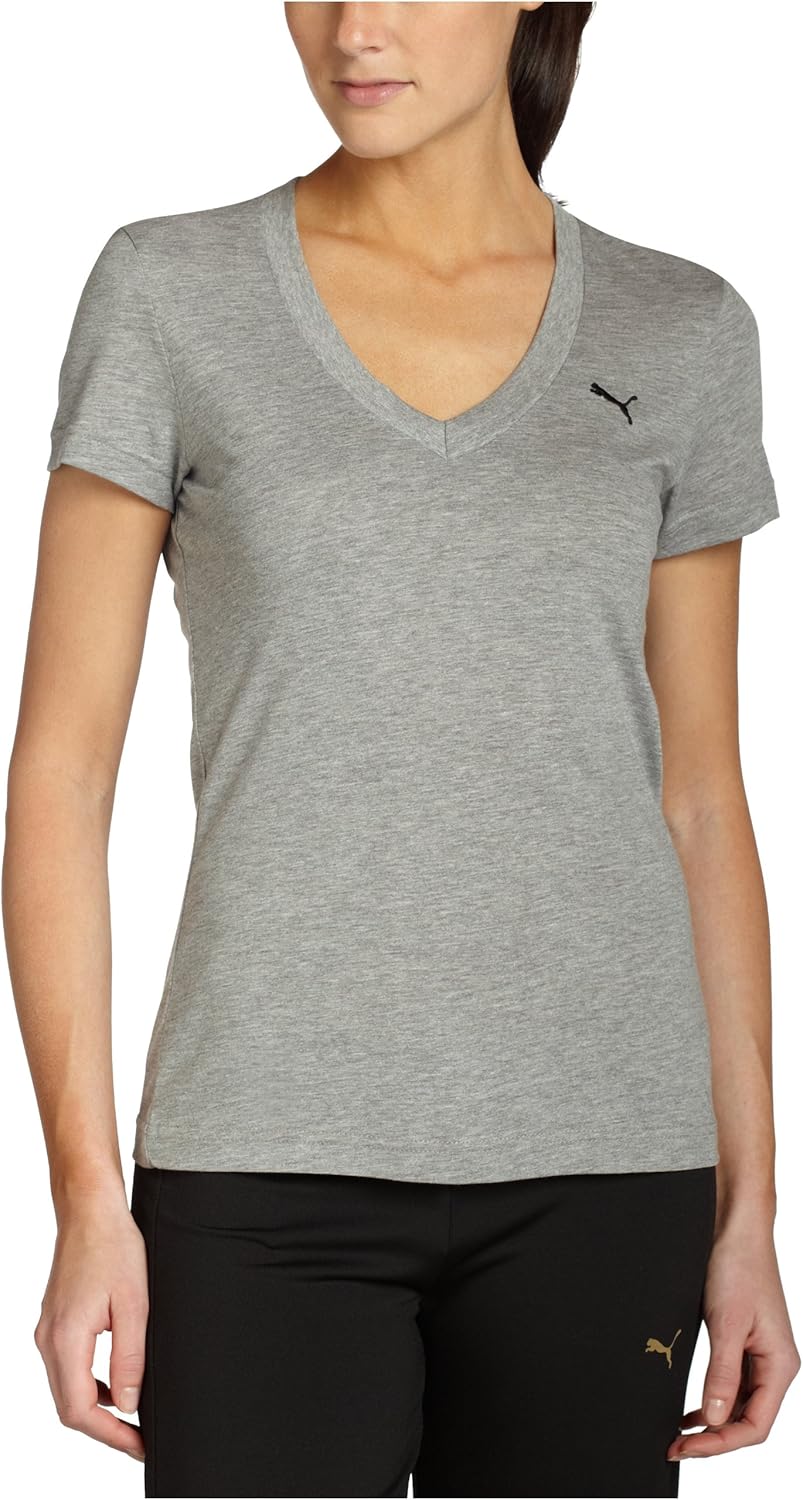 Amazon.com: PUMA Women's V-Neck Tshirt: Clothing