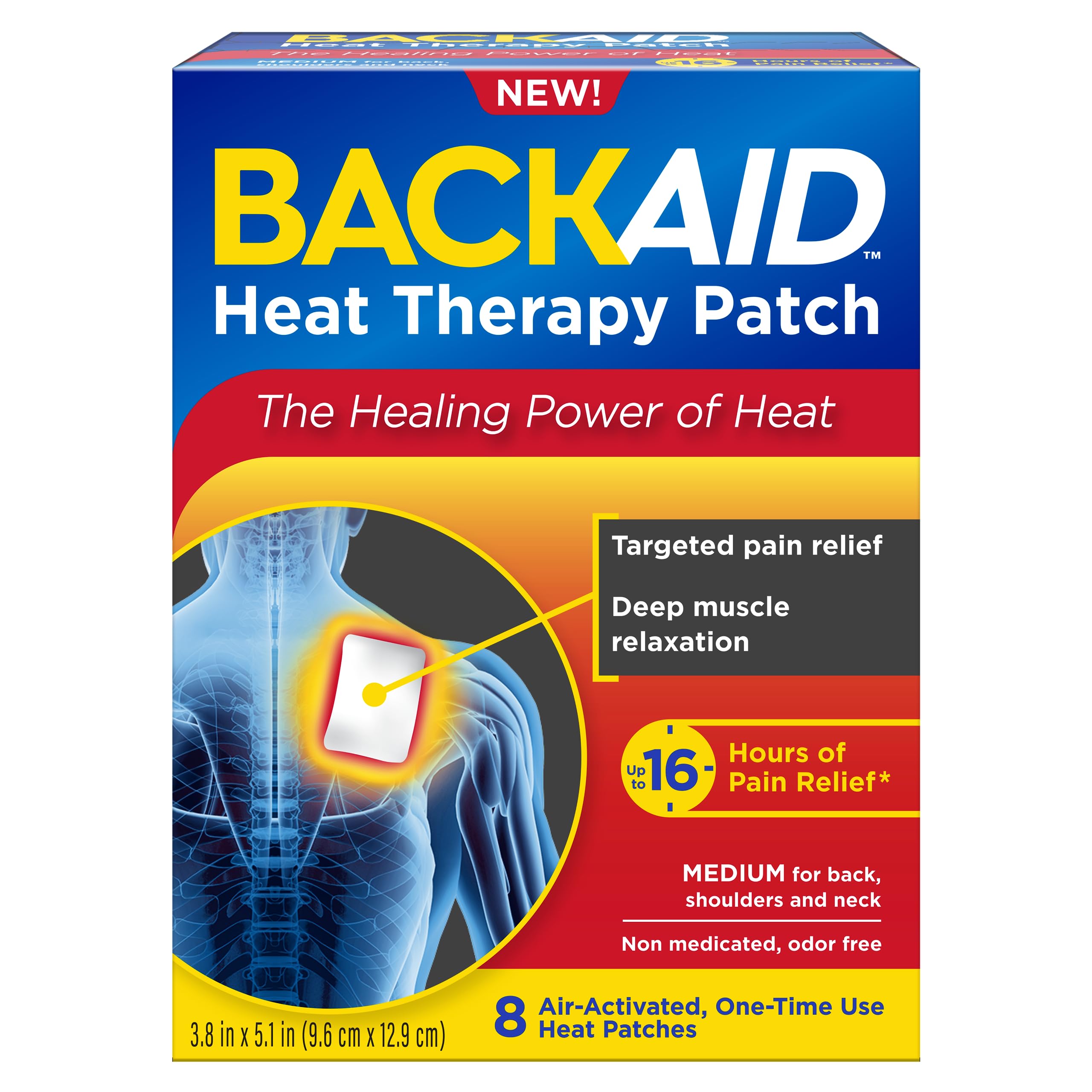 Mua Heat Therapy Patch, Air-Activated Therapeutic Heat, Medium for Back ...