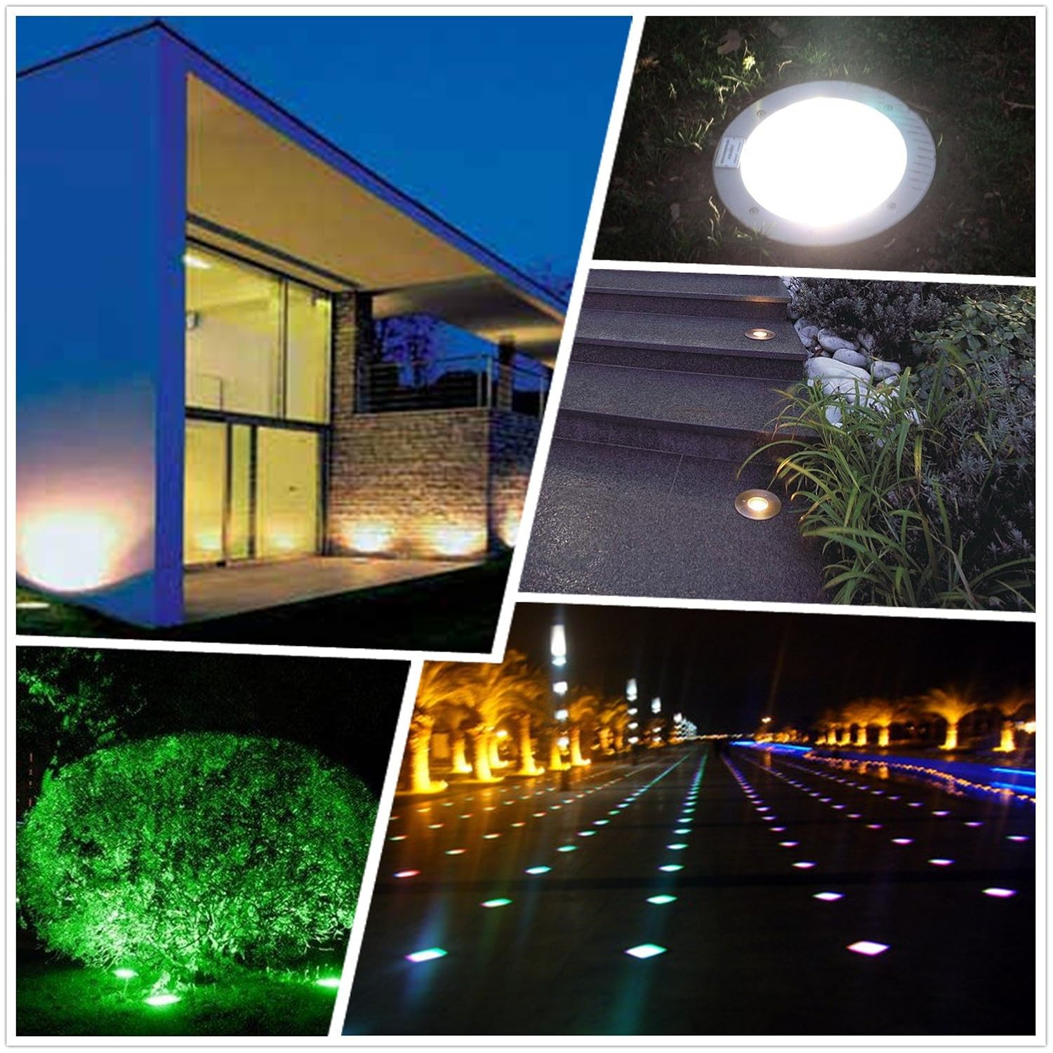 Product - 1W LED Underground Light Outdoor IP67 Cool White 6000K 12V ...