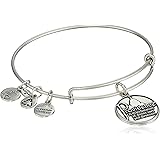 Amazon.com: Alex and Ani "Places We Love" Rafaelian Silver-Tone Palm Beach Expandable Wire ...