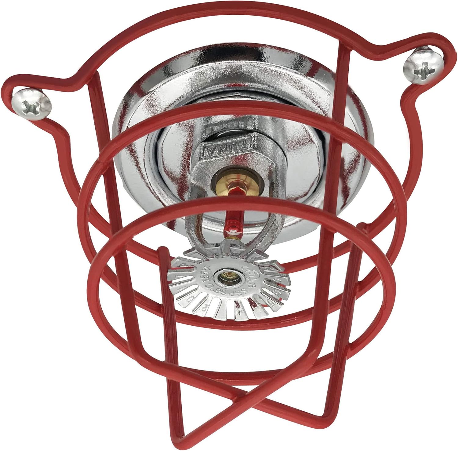 (10 Pack) Happy Tree Red Fire Sprinkler Head Guard Cover for Both 1/2 ...