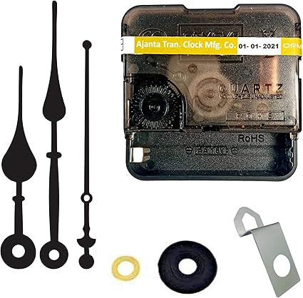 Buy Naturel Ajanta Mfg. Quartz Machine for Wall Clock, Battery Operated ...