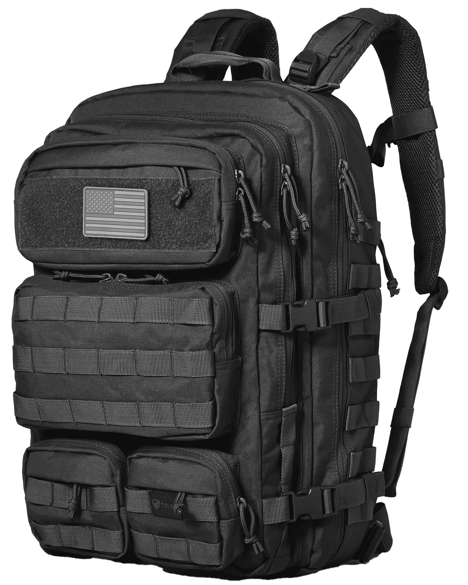 Falko Tactical Backpack 50L, 2.4x Stronger, Large Military Molle ...