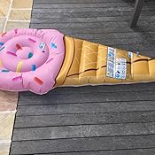 Amazon.com: Intex Ice Cream Cone, Inflatable Pool Float, 70" X 32 ...
