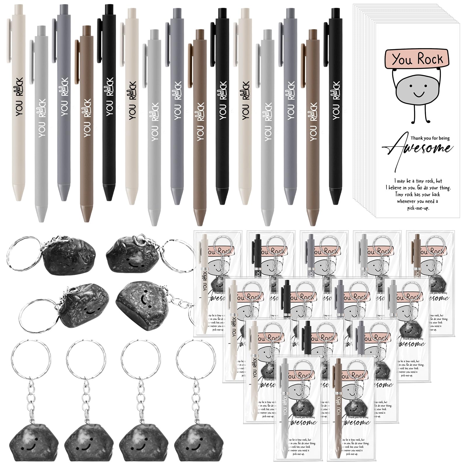 Sayglossy 50 Set Motivational You Rock Appreciation Gifts Bulk ...