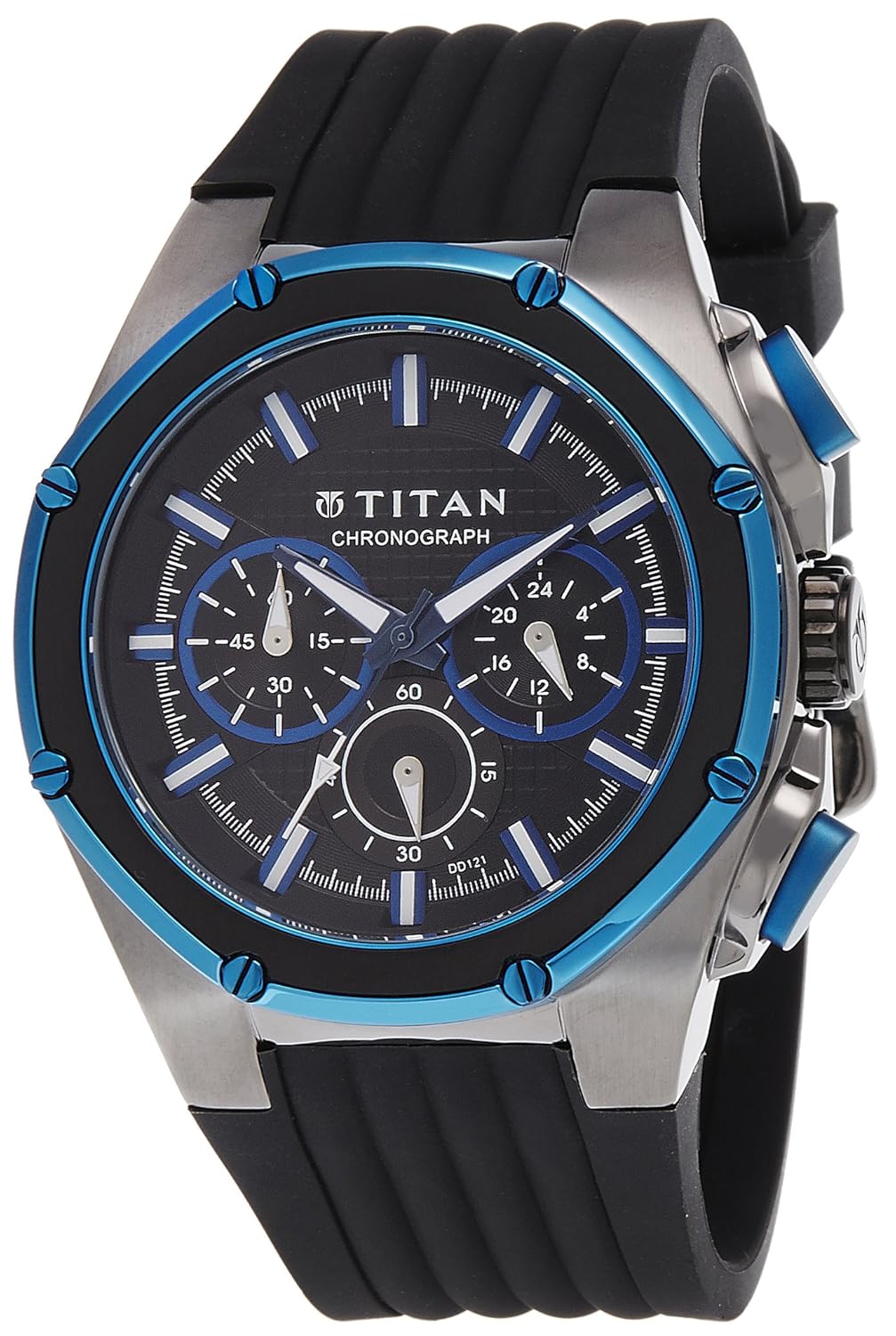 Buy Titan Octane Multi-Function Chronograph Black Dial Men's Watch ...