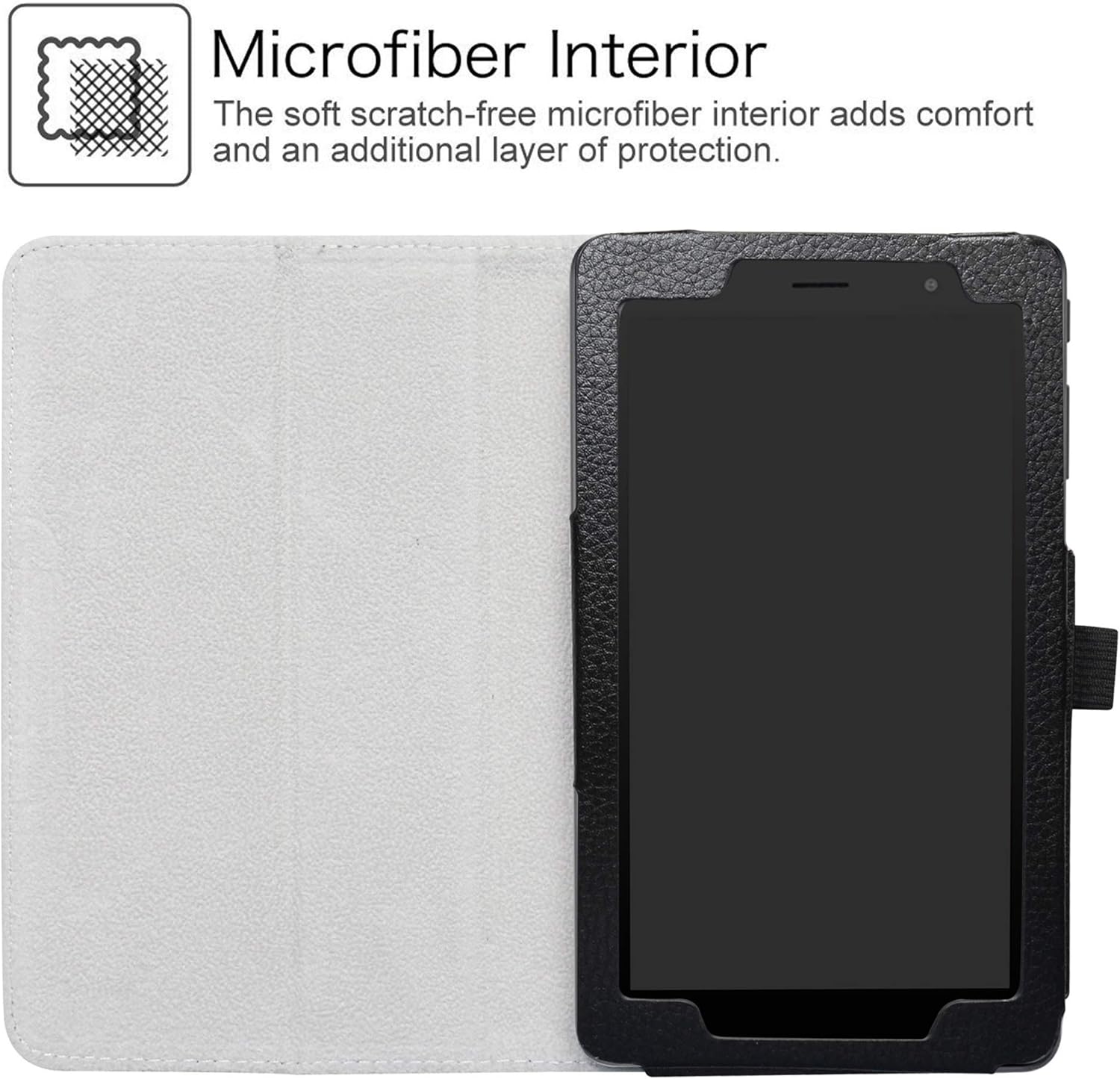 Alcatel 1T 7 inch Case,LiuShan PU Leather Slim Folding Stand Cover for ...