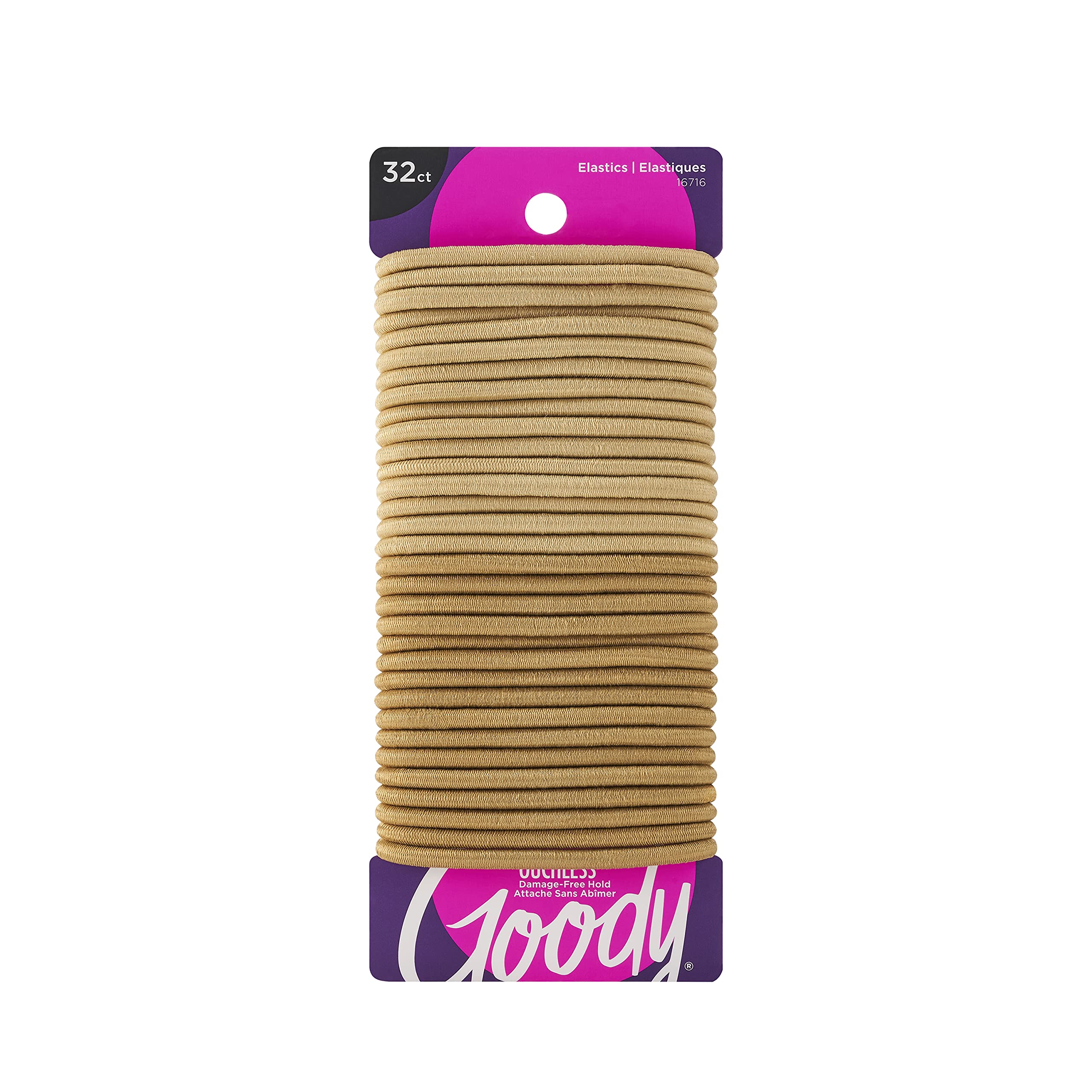 Mua Goody Ouchless Elastic Hair Tie - 32 Count, Blonde - 4MM for Medium ...