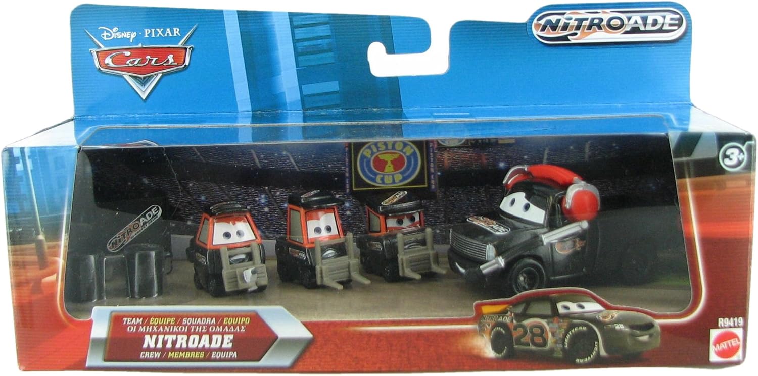 Disney / Pixar CARS Movie 155 Die Cast 4Pack Team Nitroade Crew ...
