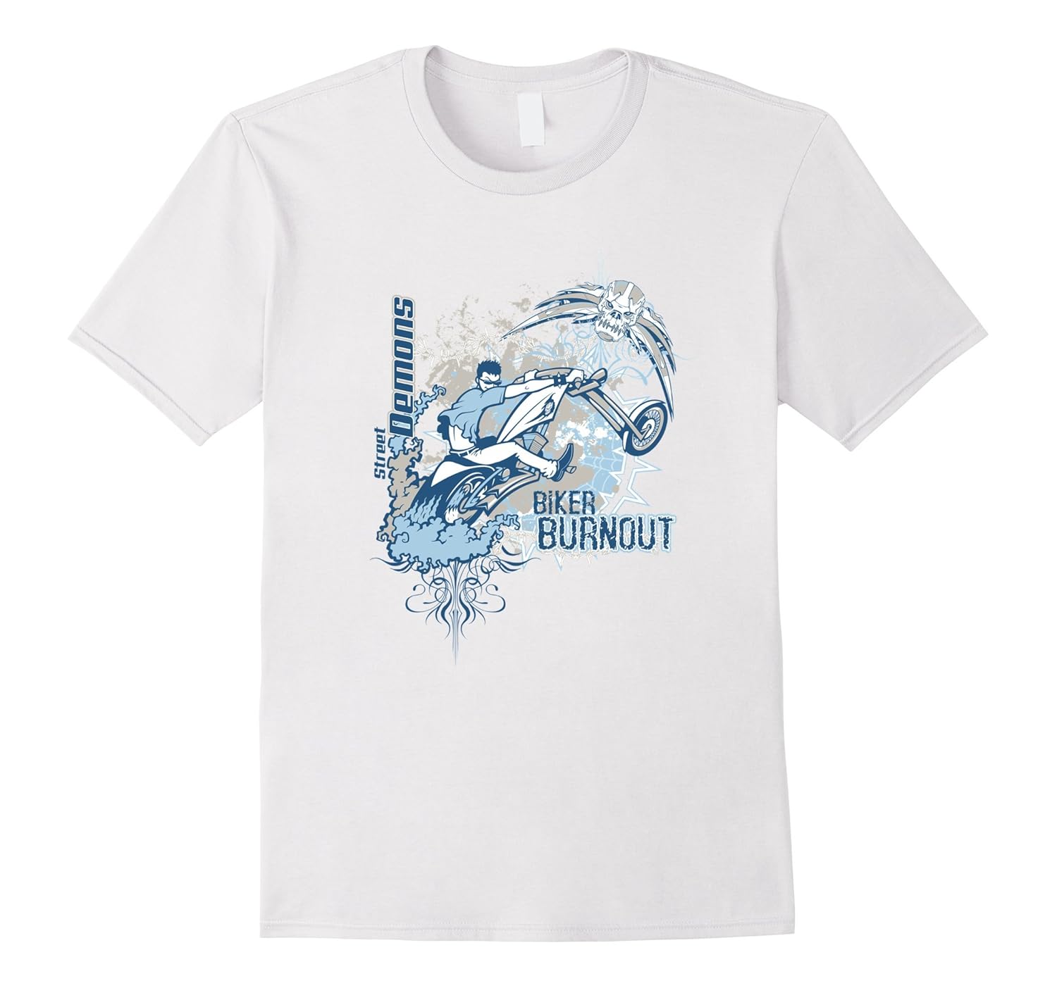 Biker Burnout Graphic Tees For Men T Shirts For Women-Art – Artvinatee