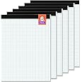 Amazon.com : Graphing Paper 8.5 x 11 Legal Pad, Graph Paper Pad, [6 ...