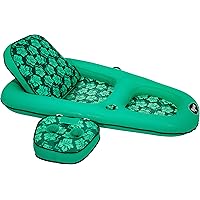Aqua Campania Ultimate 2-in-1 Pool Float Lounge – Extra Large ...