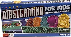 Amazon.com: Pressman Mastermind for Kids - Codebreaking Game With Three ...