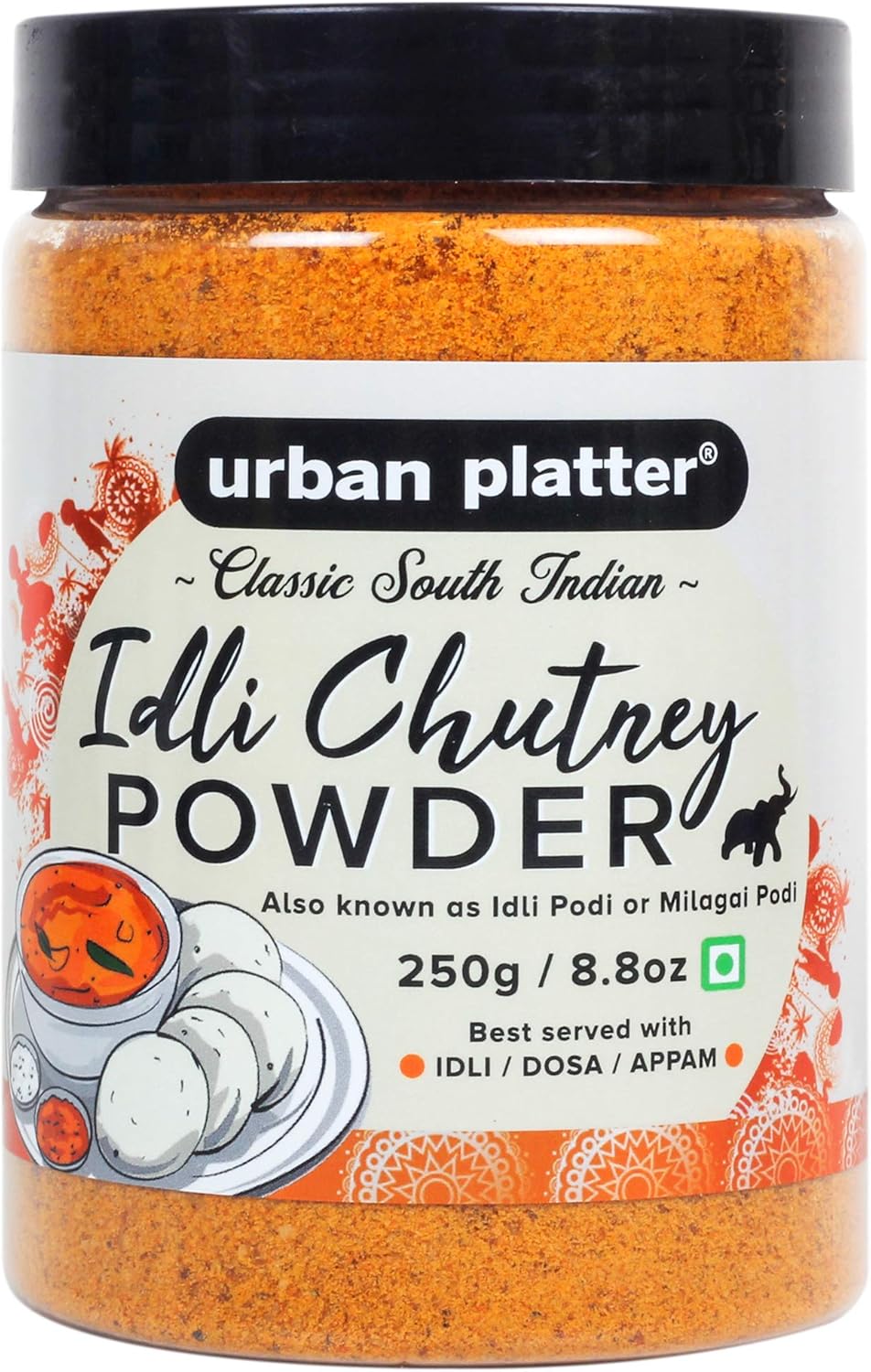 Urban Platter South Indian Style Instant Idli Chutney Powder, 250g / 8 ...