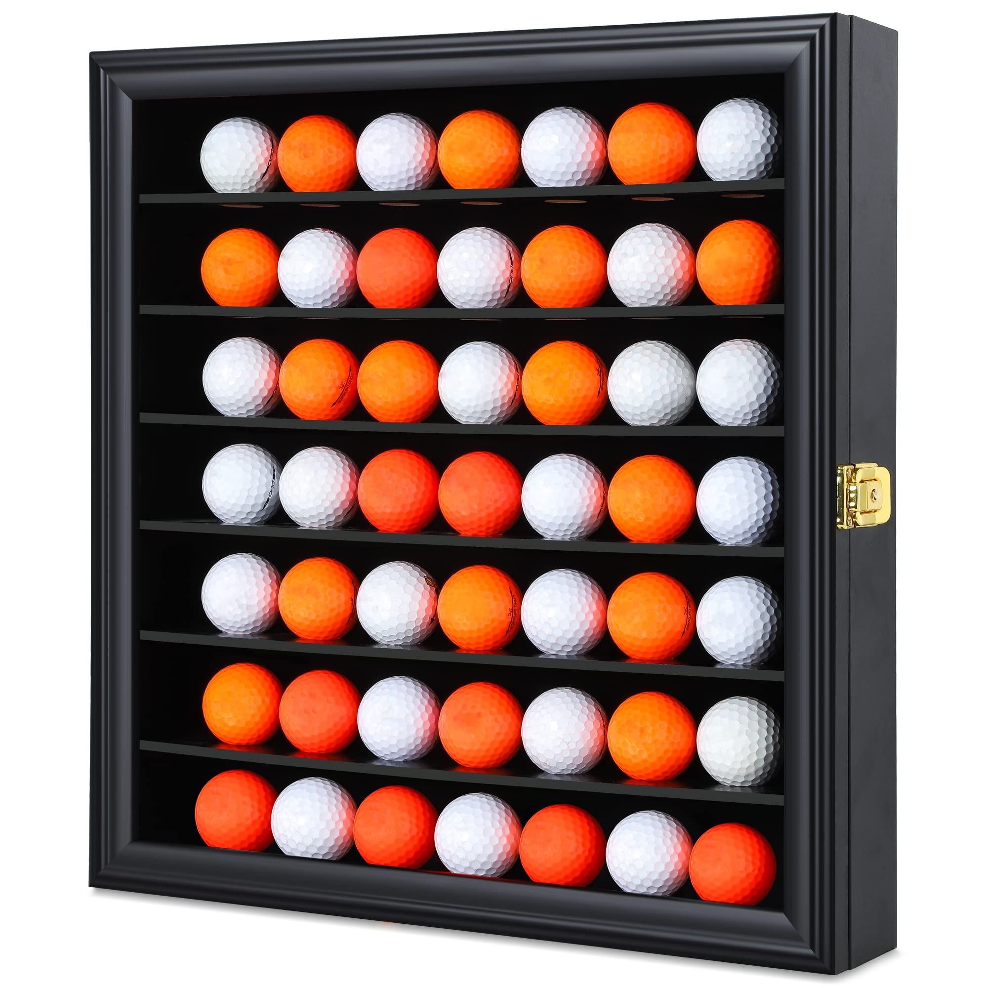 Zmiky 49 Golf Ball Display Case Cabinet Wall,Golf Ball Display Rack ...