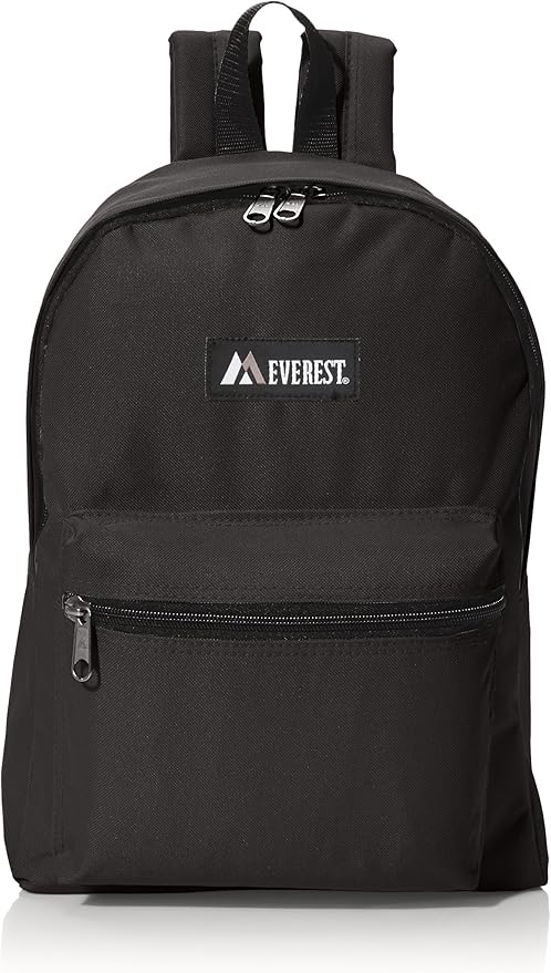 Everest Luggage Basic Backpack, Black, Medium: Amazon.ca: Luggage & Bags