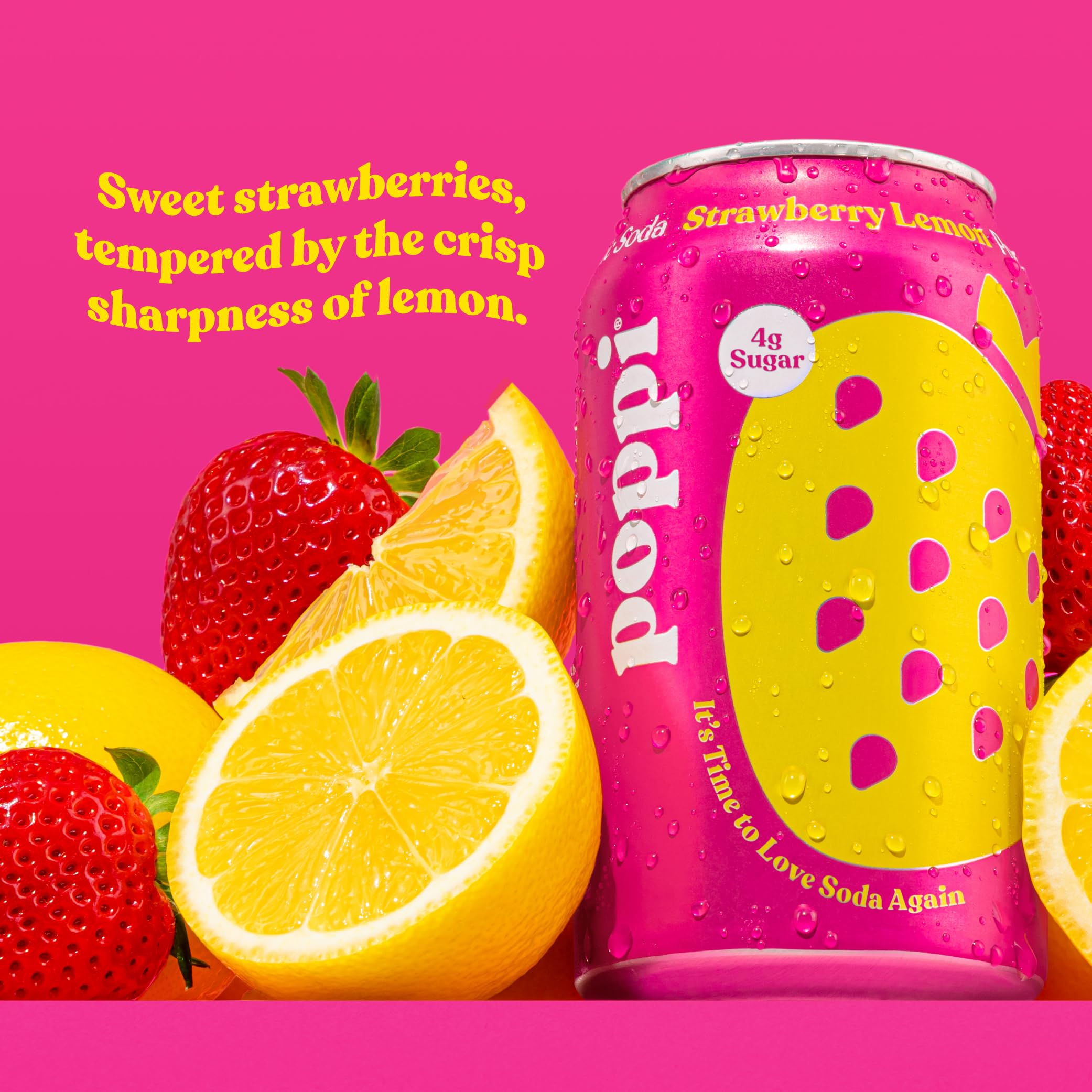 Mua Poppi Sparkling Prebiotic Soda Beverage with Apple Cider Vinegar ...