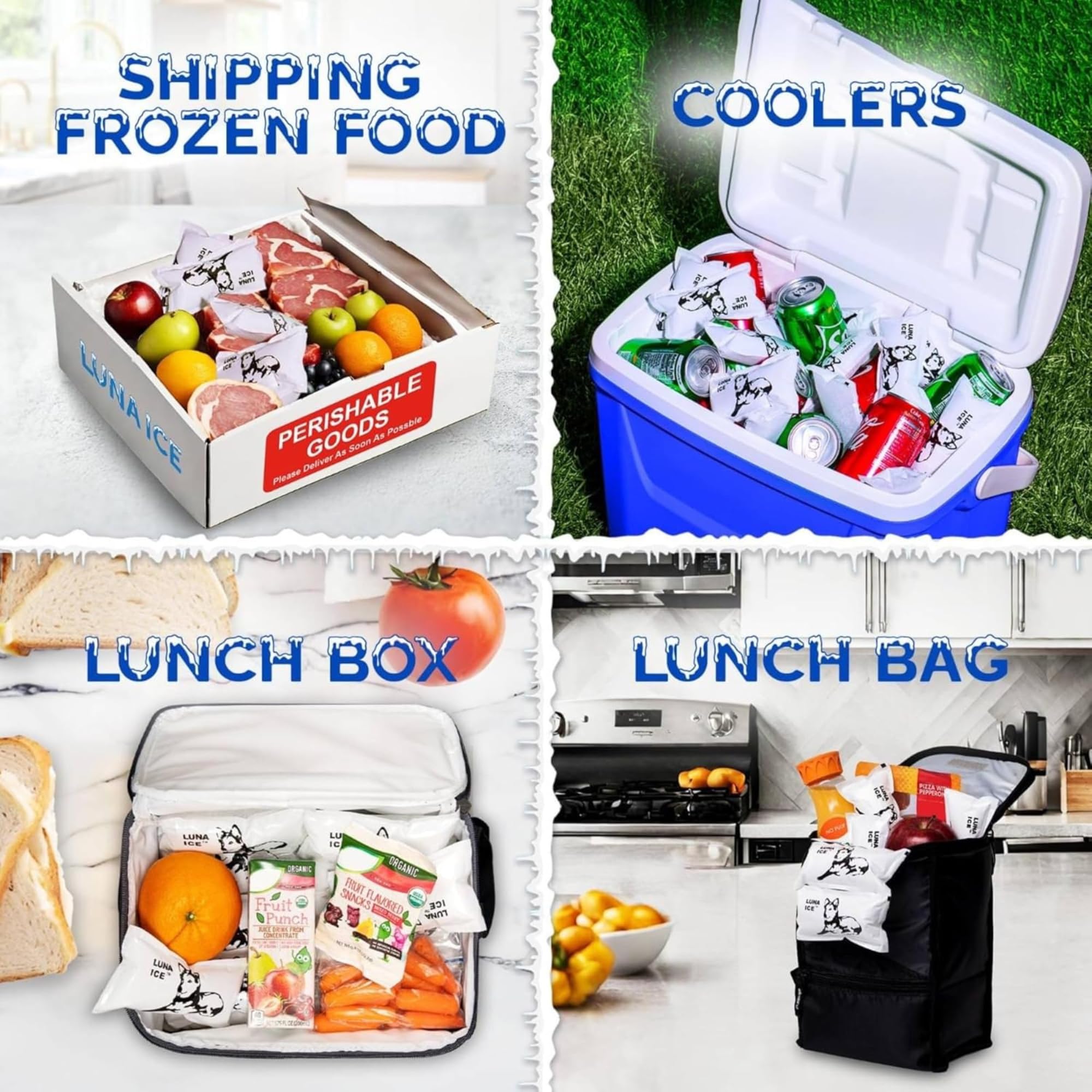 Mua Dry Ice Packs for Shipping - Long Lasting ice Packs - 24+ Hour ...
