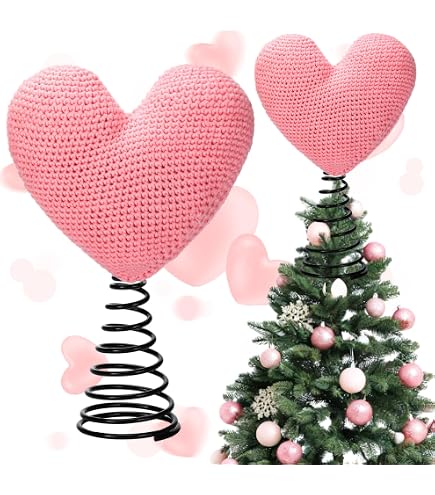 Love Heart Christmas Tree Topper