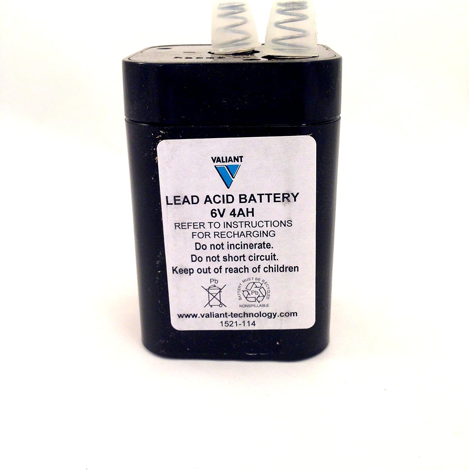 2 Roamer Rechargeable Batteries 6-Volt 4-Ah Lead Acid Lantern Batteries ...
