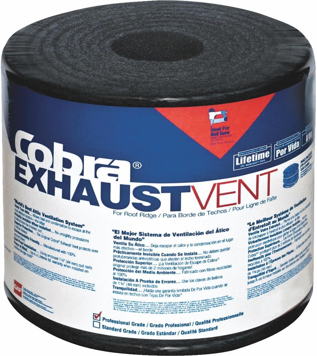 50' Cobra Rolled Ridge Vent - - Amazon.com