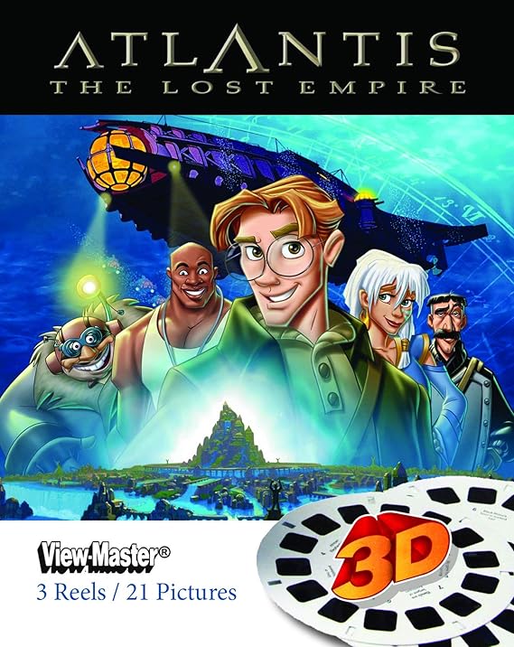 Amazon.com: Disney's Atlantis View-Master 3 Reel Set - 21 3D Images ...