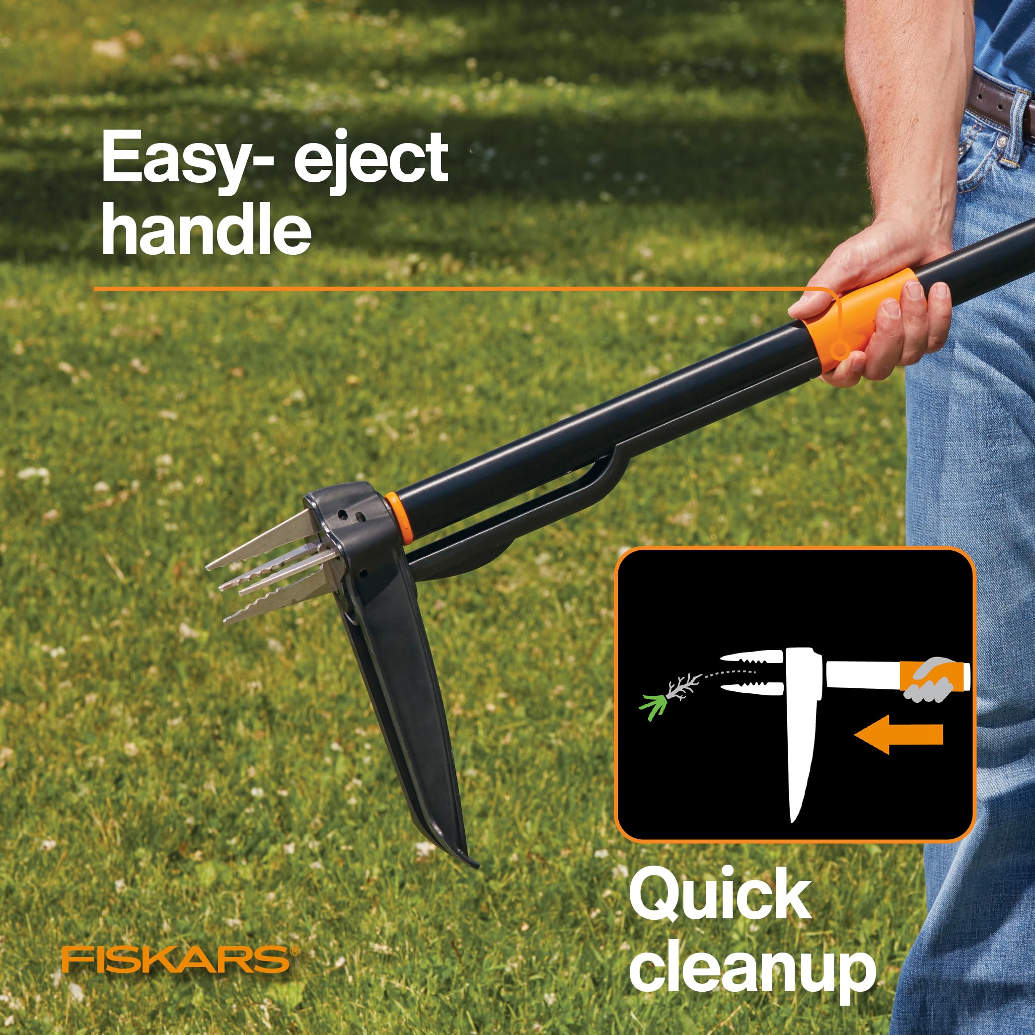 Mua Fiskars 4-Claw Stand Up Weeder - Gardening Hand Weeding Tool with ...