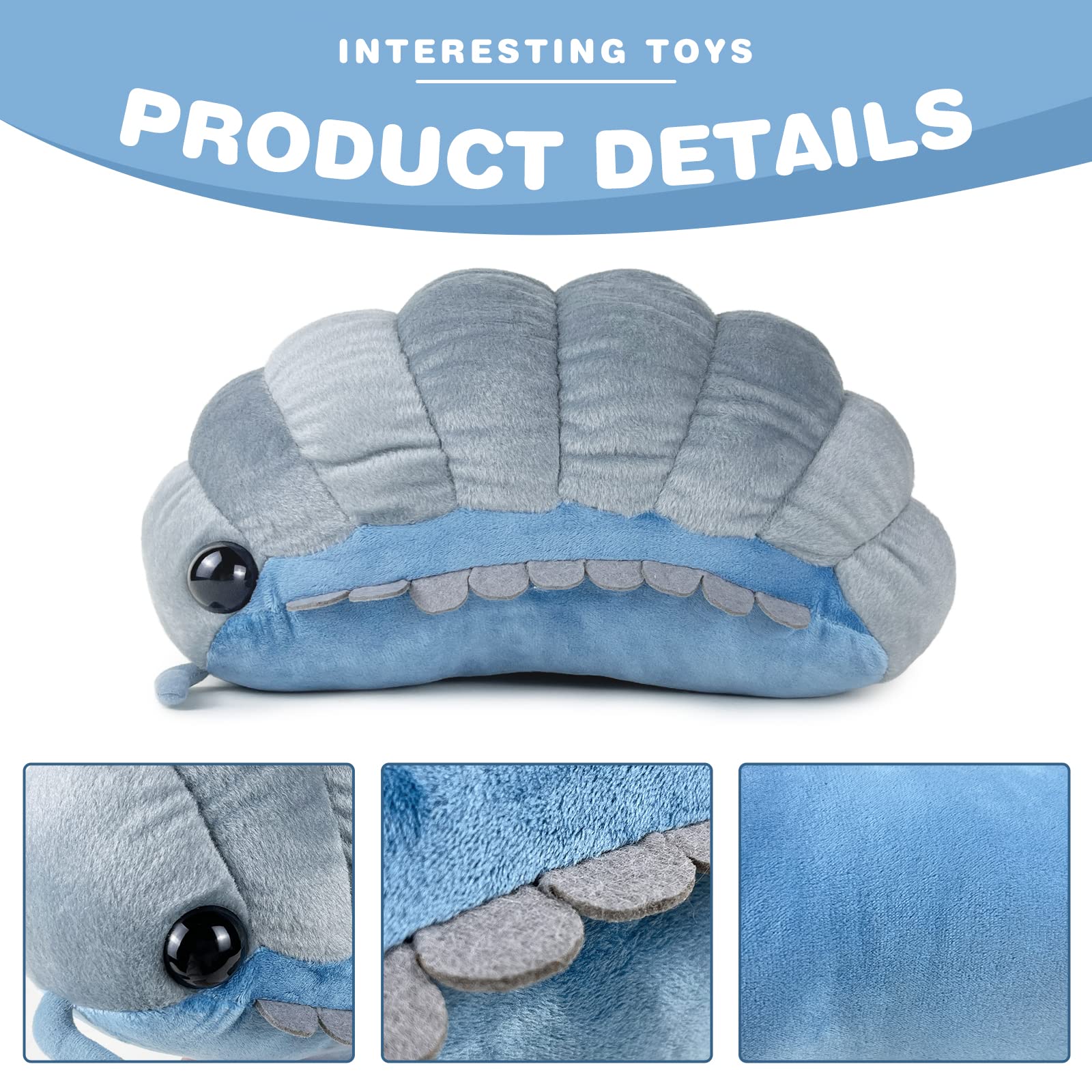 Mua AFNEEN 12.6 Inch Insect Isopod Plush Cute Realistic Pill Bug ...
