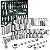Amazon.com: SK 1/2" Drive Socket Set with 160-P Ratchet, 52-Piece, SAE ...
