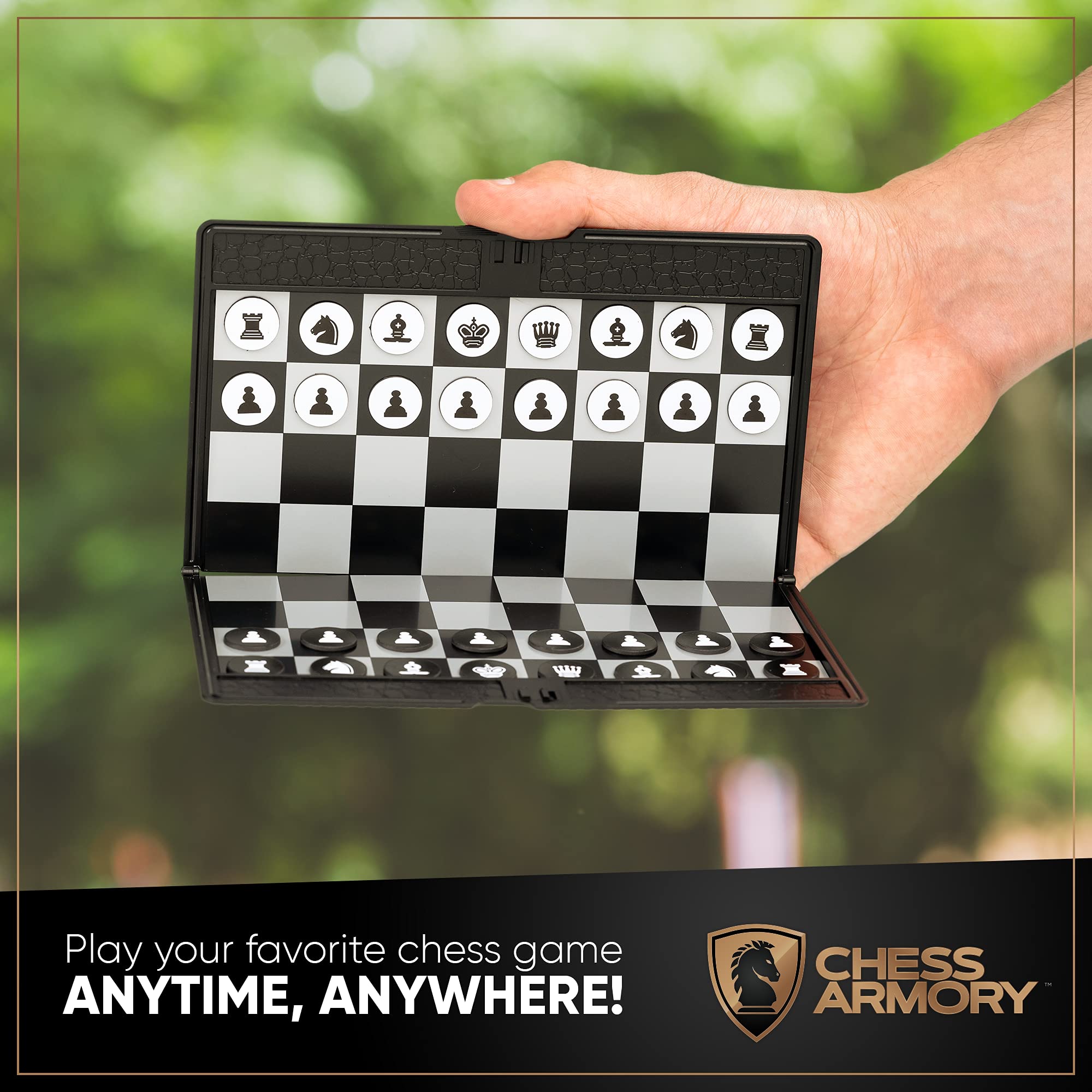 Mua Chess Armory Pocket Chess Set - Portable Mini Chess Set for Adults ...