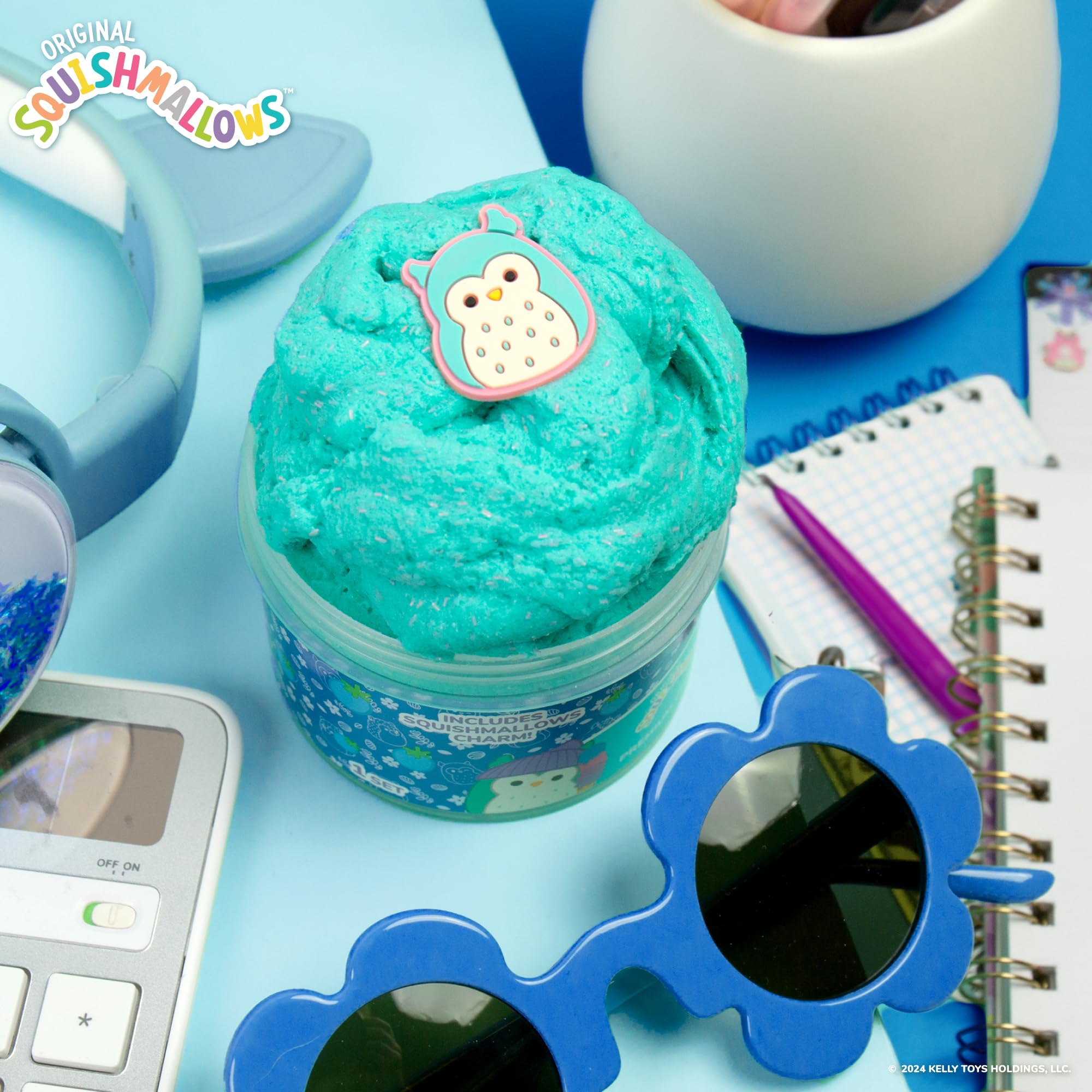 Mua Original Squishmallows Winston The Owl Premium Scented Slime, Blue ...