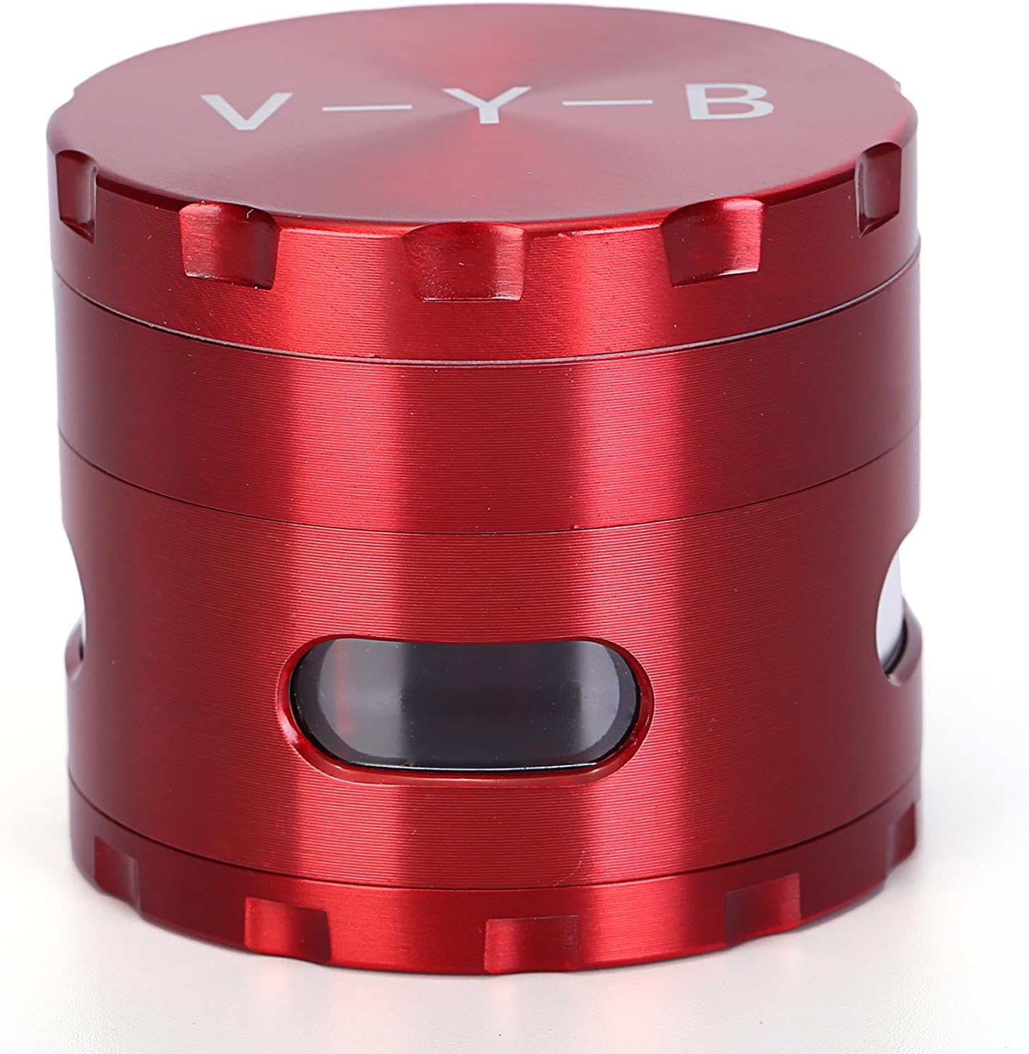 Large Spice Tobacco Herb Weed Grinder - Four Piece with Pollen Catcher ...