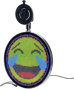 Amazon.com : Leadleds 12v Led Emoji Car Display Smiley Face LED Car ...