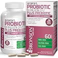 Amazon.com: Bronson Women's Probiotic 50 Billion CFU + Prebiotic with ...