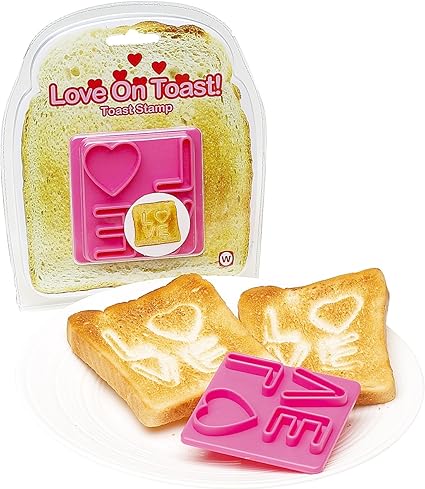 Amazon.com: LOVE Toast Stamp: Kitchen Products: Kitchen & Dining