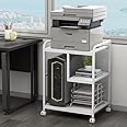 Amazon.com: Fannova Large Printer Stand Table with Storage Shelf for ...